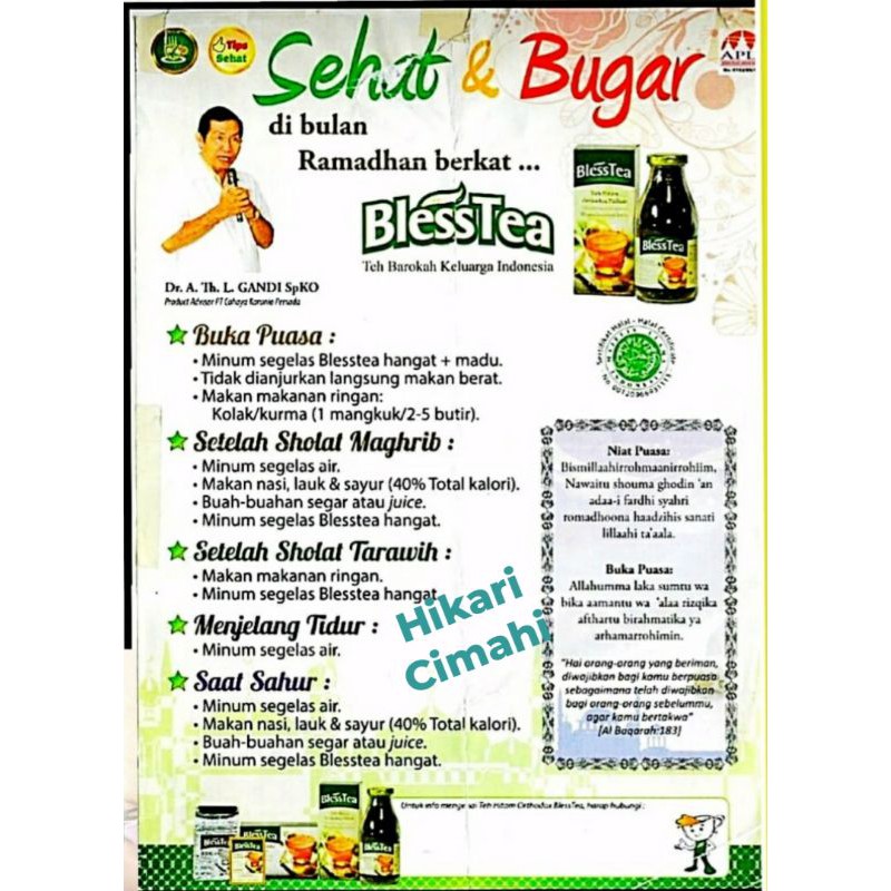 Jual Blesstea Botol (Hikari Cimahi) | Shopee Indonesia