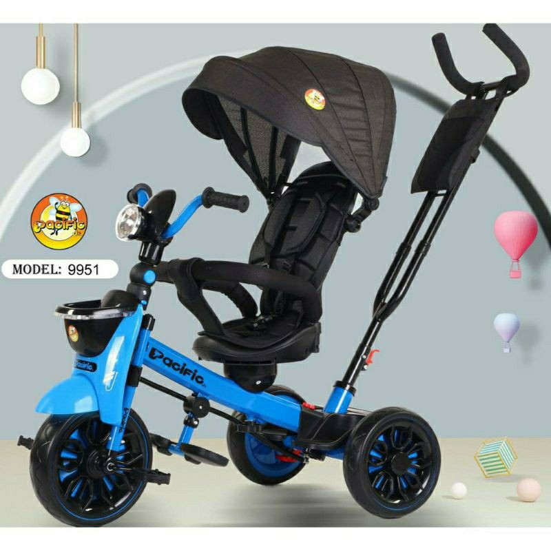 Jual Sepeda Roda Tiga Pacific PC-5199-PC-9951 3 in 1 | Shopee Indonesia
