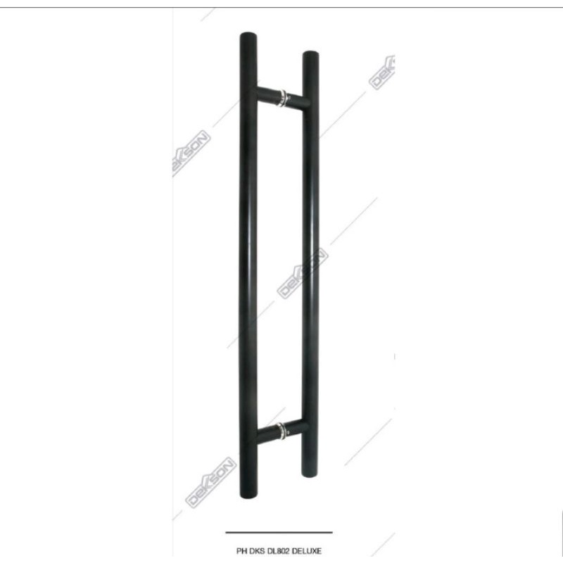 Jual PULL HANDLE DEKKSON DELUXE PH DL802 38X1200X800 Matt Black AS 80 x ...