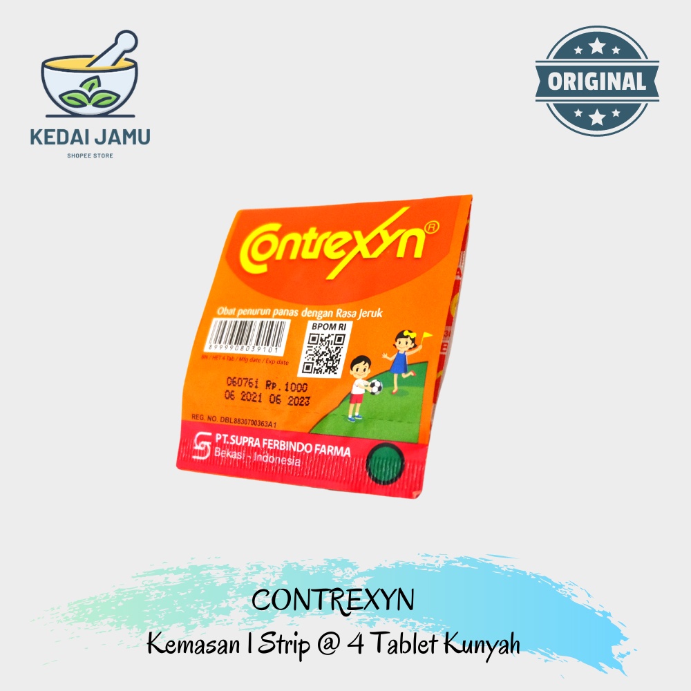 Jual Contrexyn Contrexin strip isi 4 tablet | Shopee Indonesia