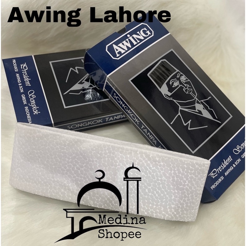 Jual Songkok Awing / peci Awing / Kopiah Awing tipe Lahore Origina 100% ...
