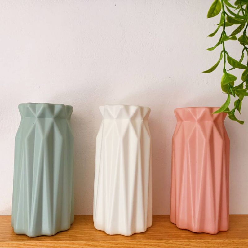 Jual Vas Bunga Cantik Vas Bunga Plastik Vas Bunga Decor | Shopee Indonesia
