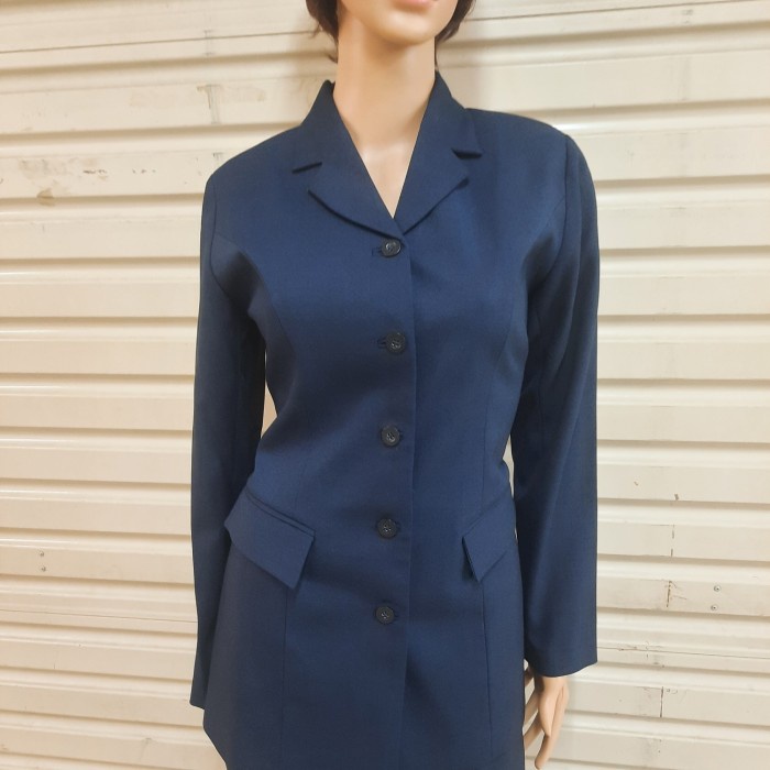 Jual wanita-seragam- seragam guru (wanita) kantor / biru dongker ...