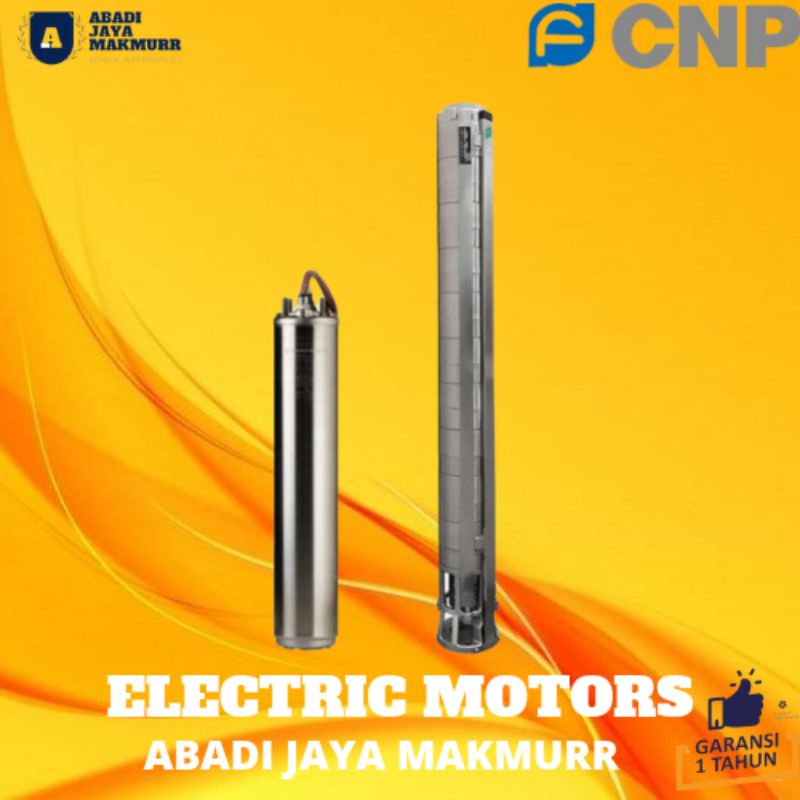 Jual Pompa Air Satelit Submersible CNP SJ 17-4 Motor PM Tech 2,2 KW 3 ...