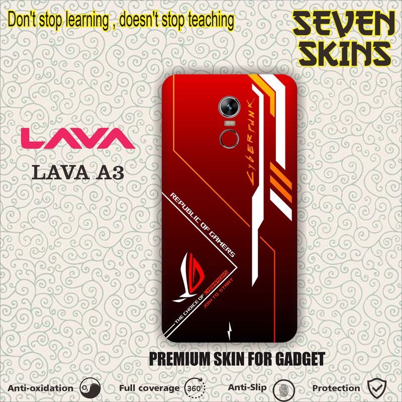 Jual SKIN HANDPHONE LAVA A3 ROG | Shopee Indonesia