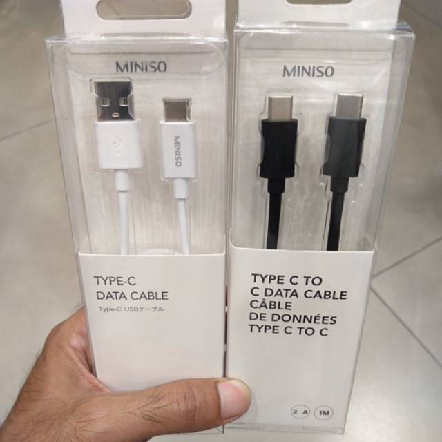 Jual Kabel Data Type-C Miniso/100cm/2.1A | Shopee Indonesia
