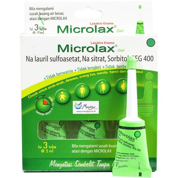 Jual MICROLAX ENEMA GEL 5 ML ISI 3 TUBE | Shopee Indonesia