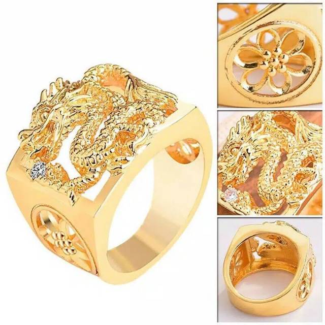 Jual CINCIN PRIA VINTAGE | MOTIF NAGA | Shopee Indonesia