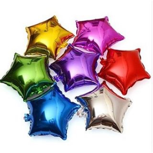 Jual Balon foil bintang 40 cm - balon foil star - balon star - balon ...