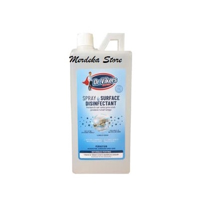 Jual DR VIKER DISINFEKTAN SEMPROT 1LTR DISINFECTANT SPRAY | Shopee ...