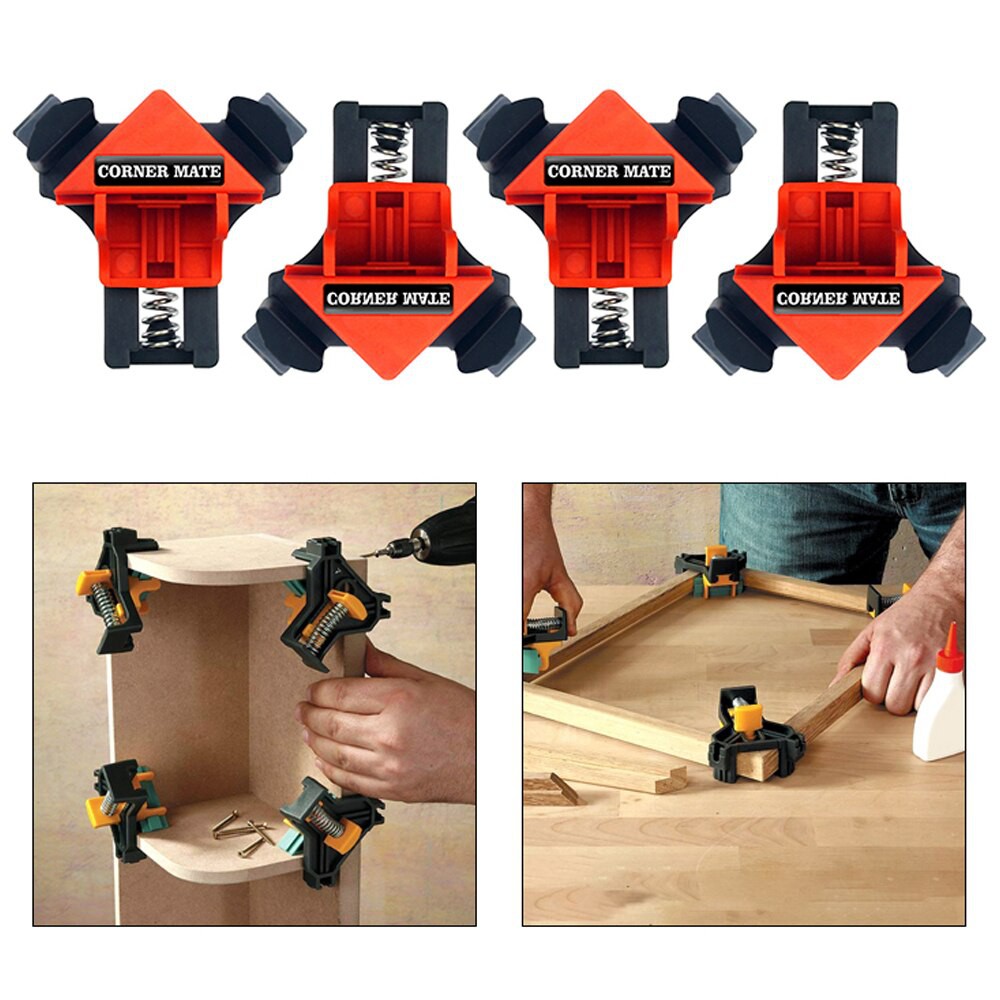 Jual Spring Corner Mate Clamp SET 4pcs Klem Sudut Siku Catok Quick ...