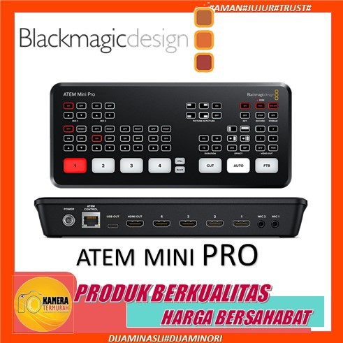 Jual Blackmagic Design Atem MINI PRO HDMI Live Stream Switcher | Shopee ...
