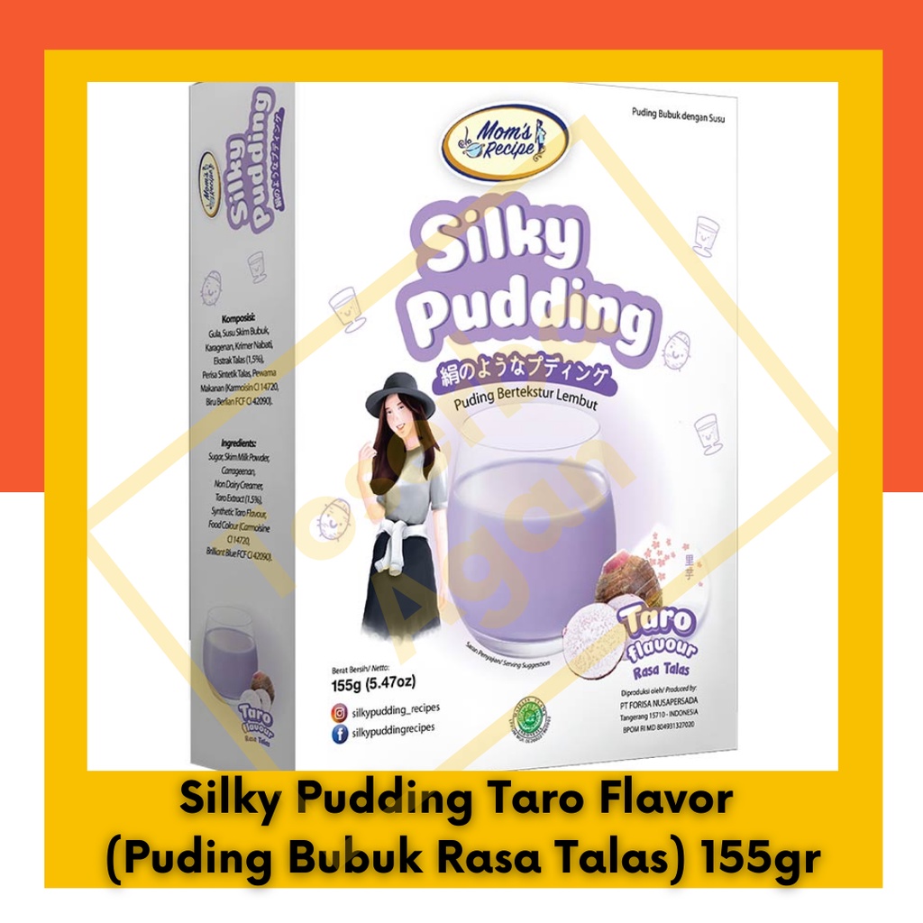 Jual Silky Pudding Taro Flavor (Rasa Talas) 155gr BOX | Shopee Indonesia