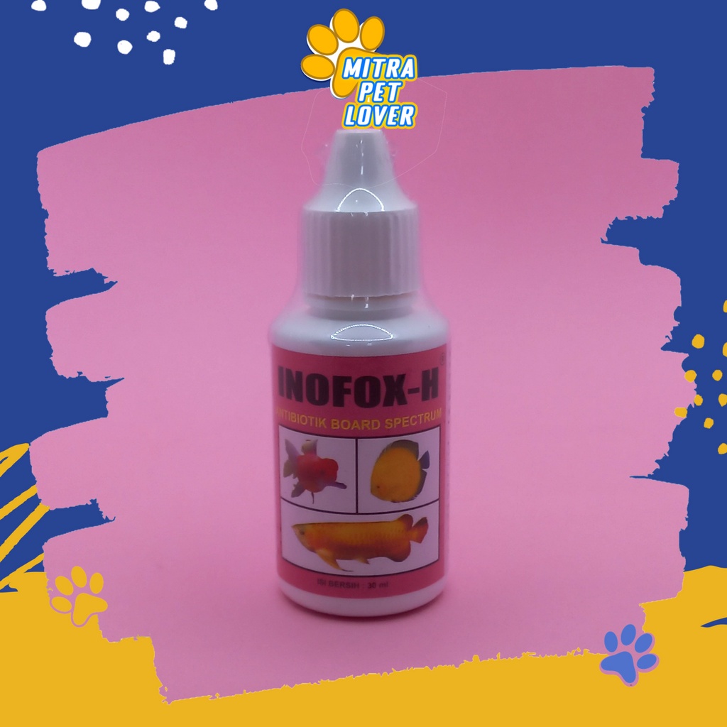 Jual OBAT ANTI INFEKSI PADA IKAN HIAS - INOFOX H 30 ML - EFEKTIF BASMI ...