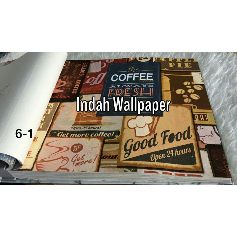 Jual Wallpaper Dinding Cafe Coffee Kopi 3D SF | Shopee Indonesia