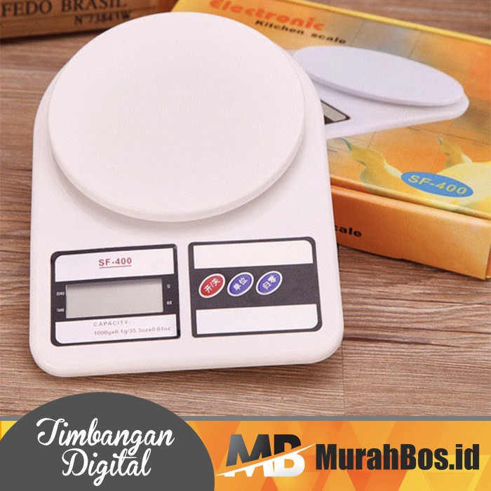 Jual [300g] Timbangan Dapur Digital SF-400 10 KG Kapasitas Kitchen Scale SF400 10KG | Shopee ...