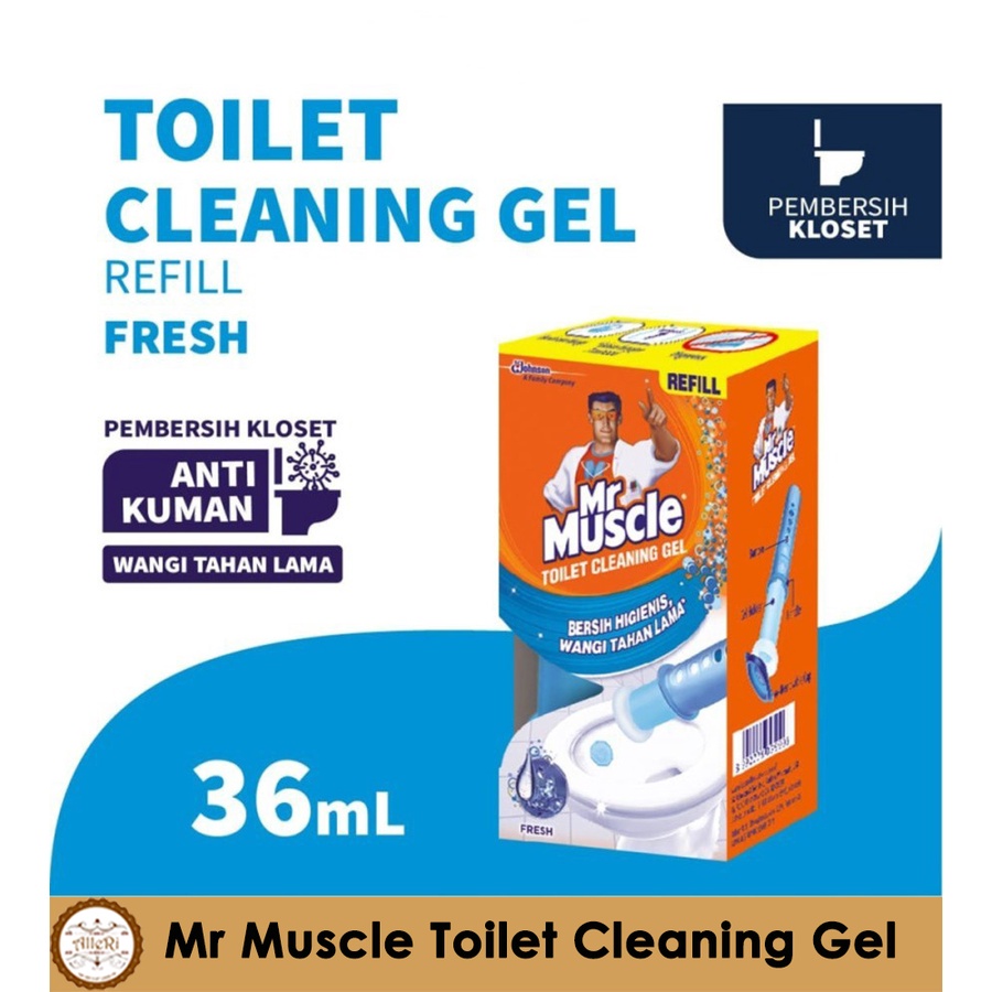 Jual Mr. Muscle Toilet Cleaning Gel Refill 36mL | Shopee Indonesia