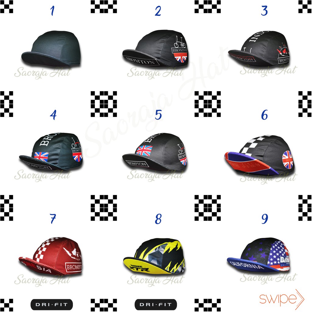 Jual Topi Sepeda Dri-Fit / Topi Gowes | Shopee Indonesia