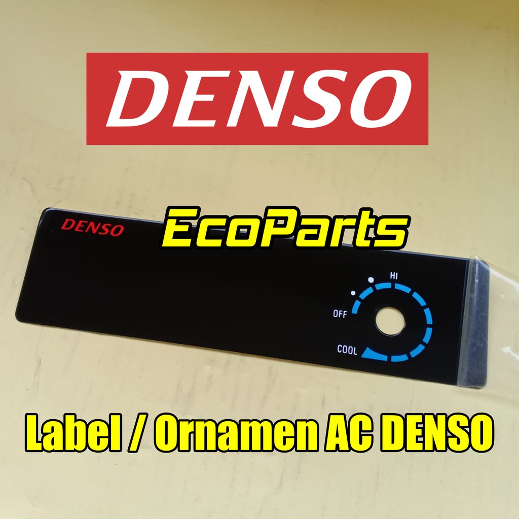 Jual Label / Ornamen DENSO AC Mobil Panjang Stiker Sticker AC | Shopee ...