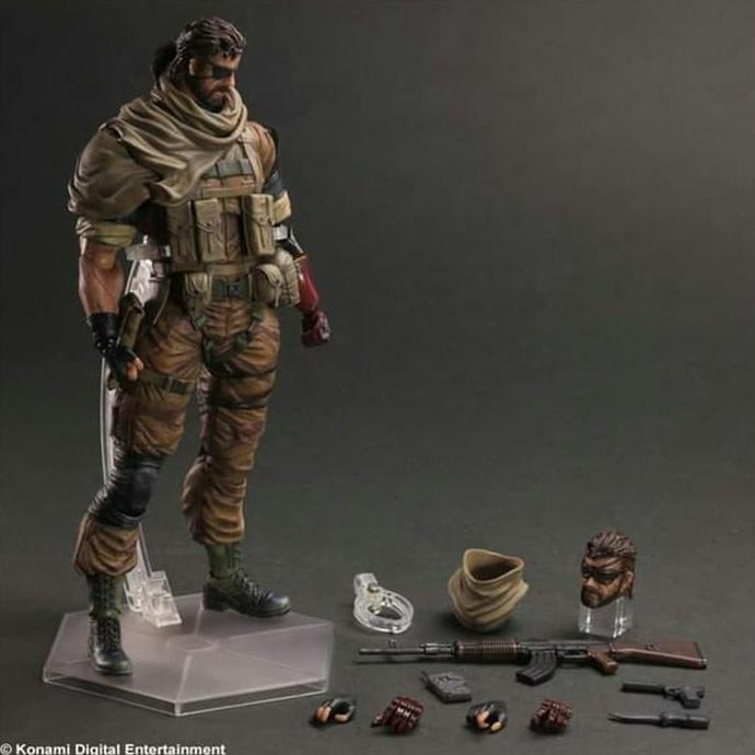 Jual play arts venom snake action figure kai KWS metal gear solid 5 ...