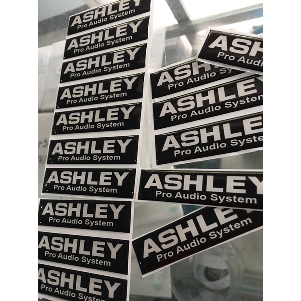 Jual emblem sticker resin logo ashley audio sound system | Shopee Indonesia