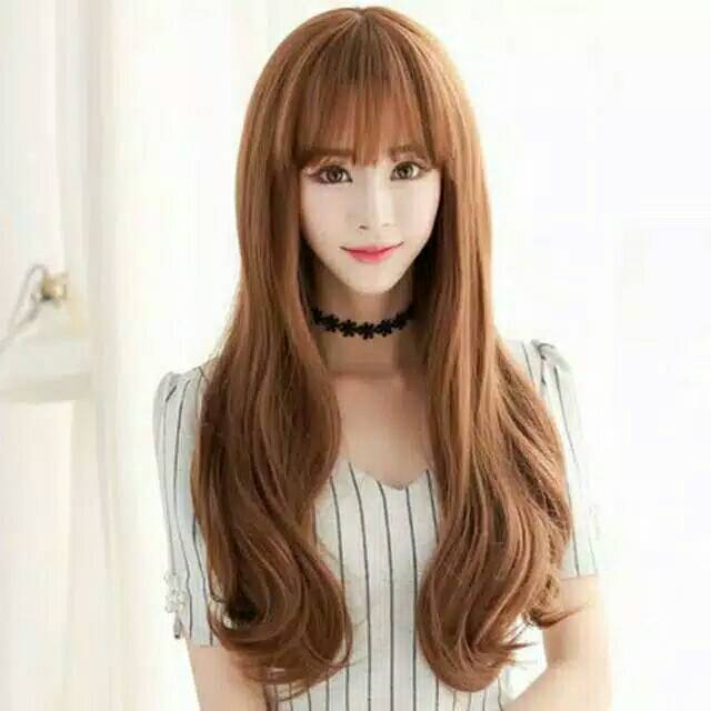 Jual WIG FULL PANJANG CURLY/WAVY/KERITING PONI GRADASI/OMBRE KOREA ...