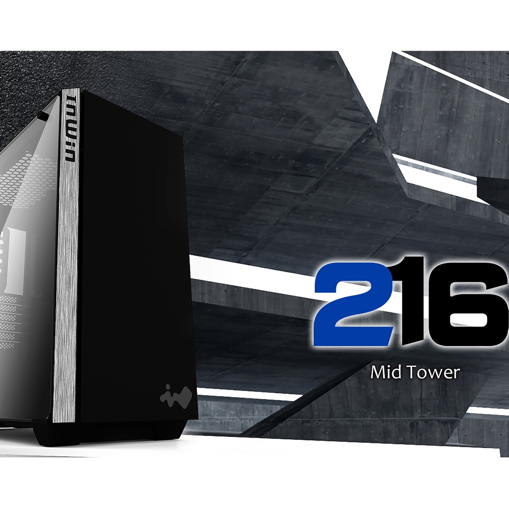 Jual INWIN 216 ATX + INCLUD FAN - Mid Tower Gaming Computer | Shopee ...