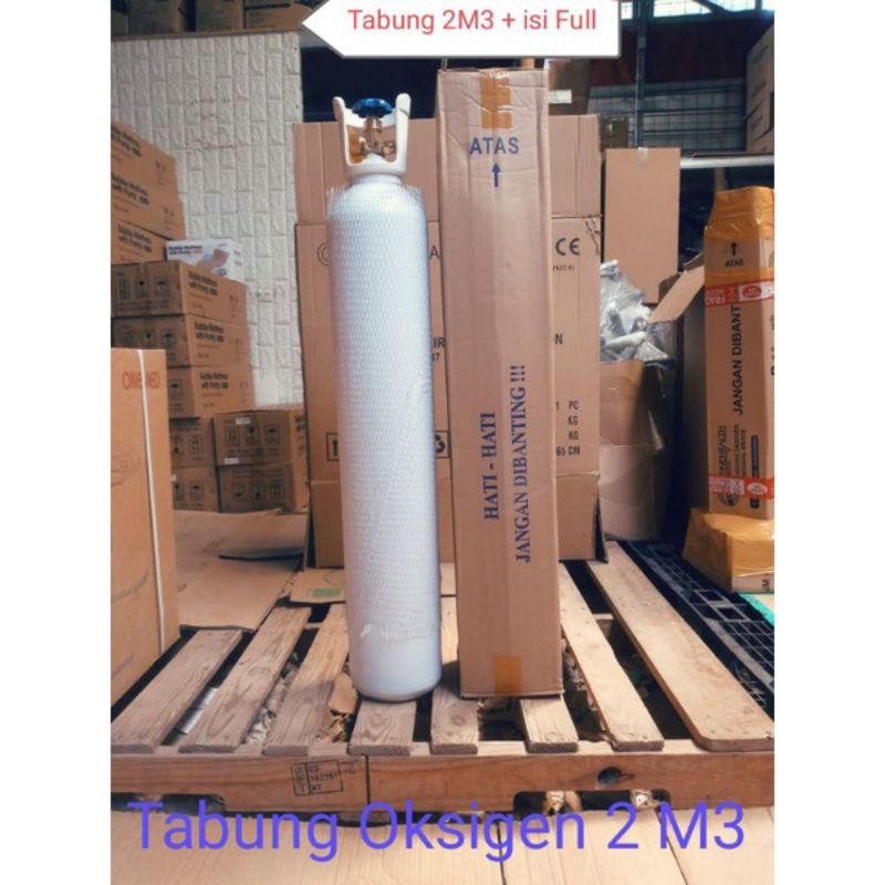Jual Tabung oksigen 2m3 + isi / Tabung oksigen 2 meter kubik | Shopee ...