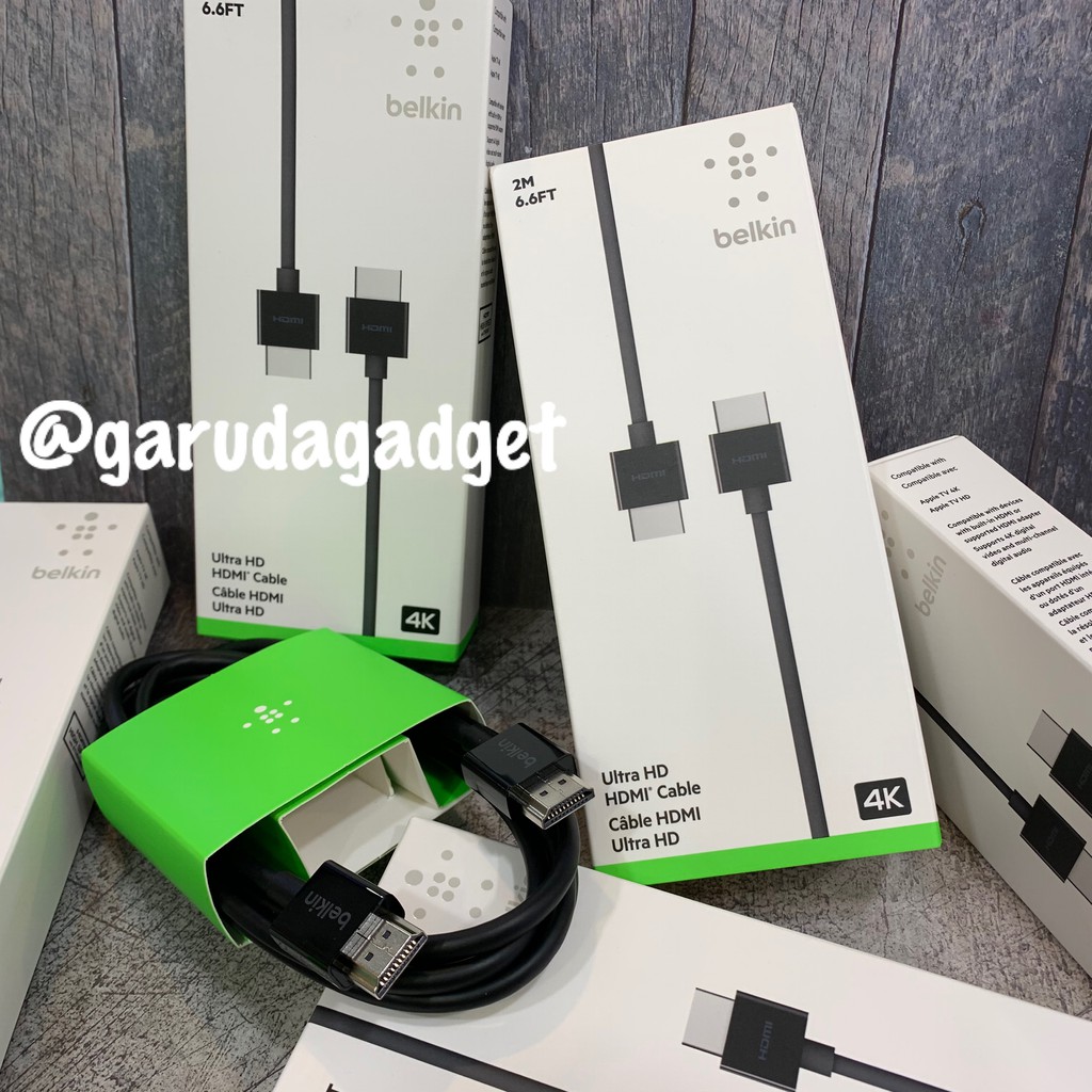 Jual BELKIN Ultra HD 8K 4K HDMI Cable 2m Original Kabel HDMI UltraHD ...