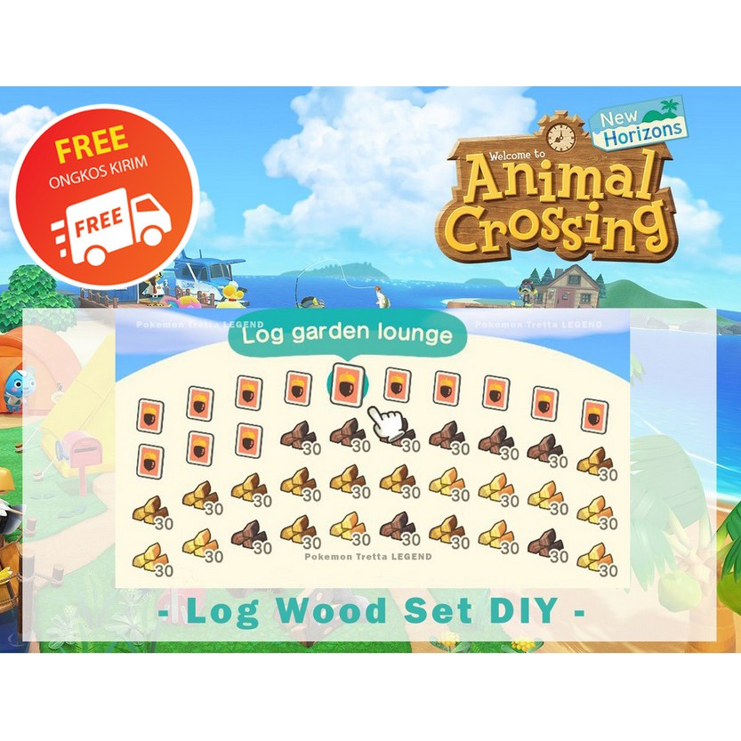 Jual Log Wood Set DIY Lengkap BELLS NMT Animal Crossing | Shopee Indonesia