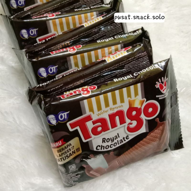 Jual Tango Royal Chocolate COKLAT 21g 10 pcs (RENTENG) | Shopee Indonesia