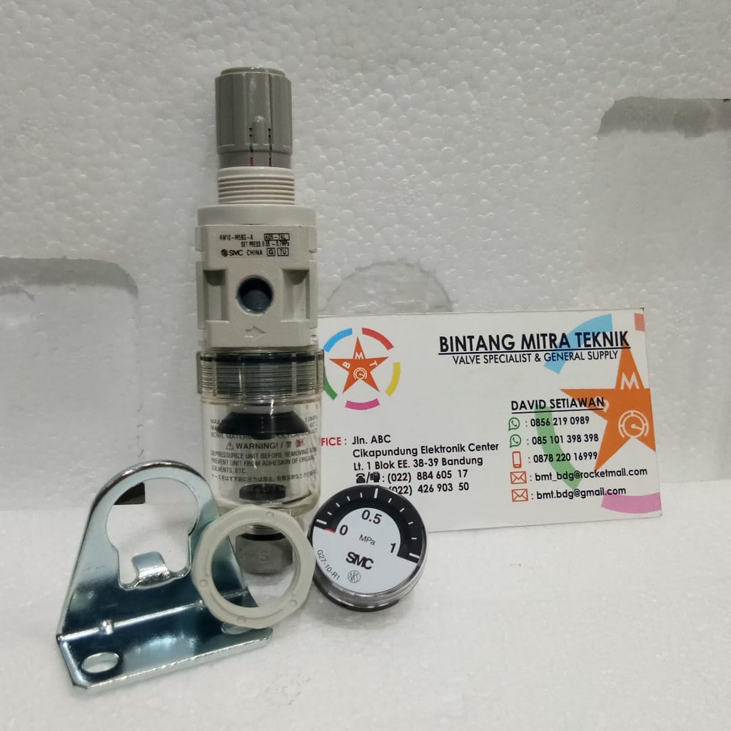 Jual SMC FILTER REGULATOR AW30-02BG 0.25 INCH | Shopee Indonesia