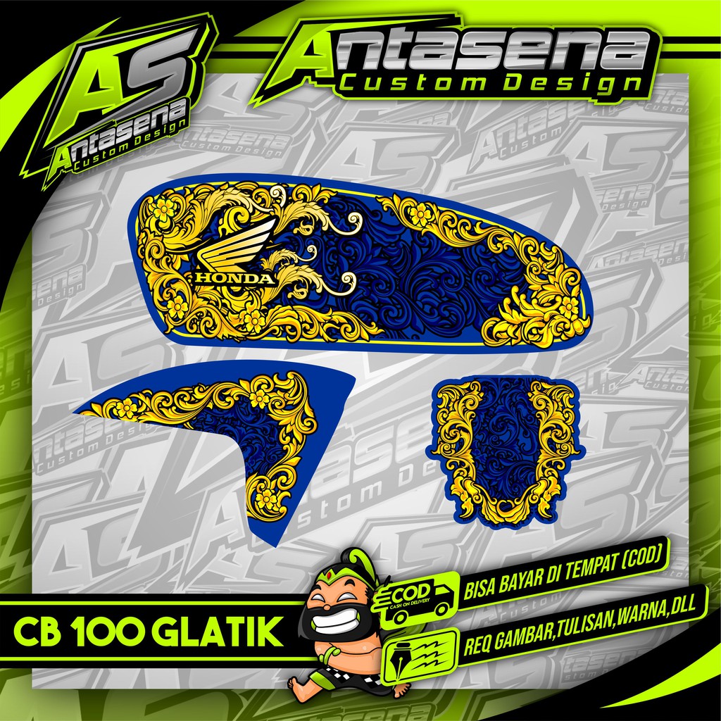 Jual Striping CB Herex Racing Stiker Motor Variasi Honda CB 100 CB ...