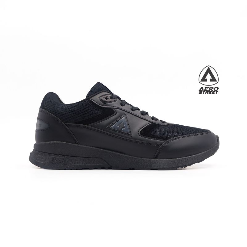 Jual Aerostreet 37-44 Sepatu Hitam (All Black) Hoops Osaka Massive ...