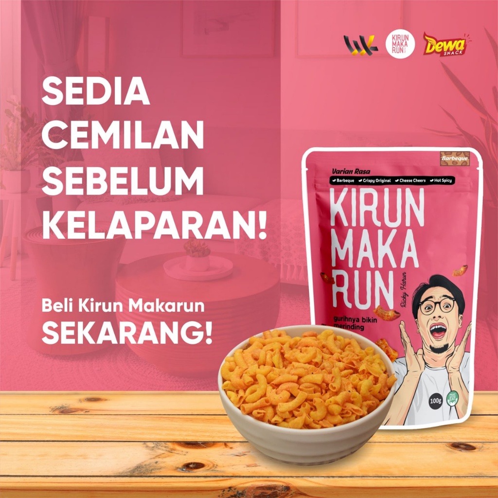 Jual SNACK ARTIS CAMILAN RASA BARBEQUE KIRUN MAKARUN CAMILAN SEHAT ...