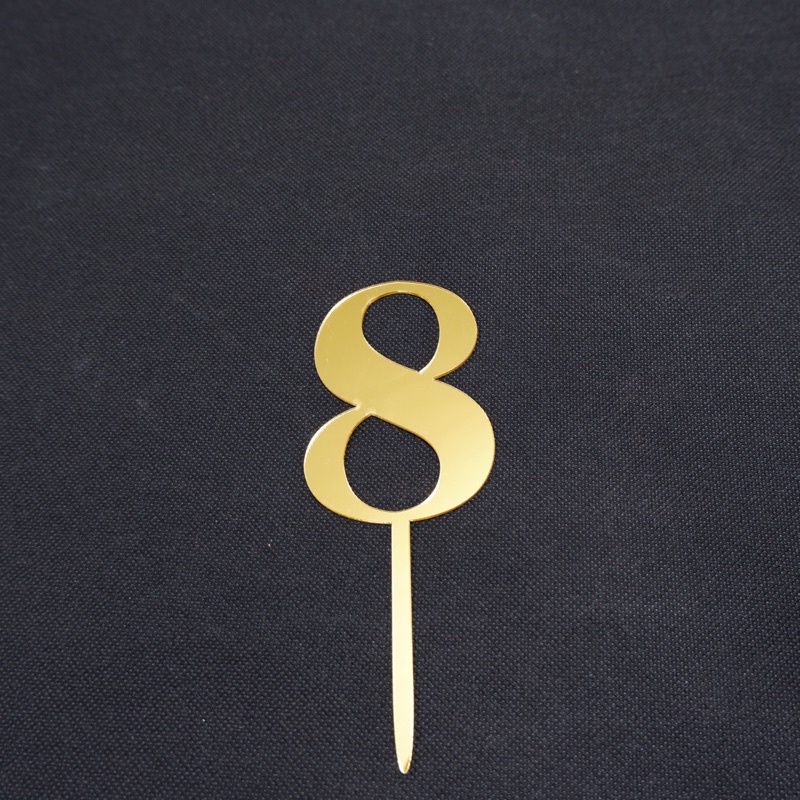 Jual TOPPER ANGKA POLOS TINGGI 15 CM / TOPPER USIA UMUR TAHUN BESAR ...