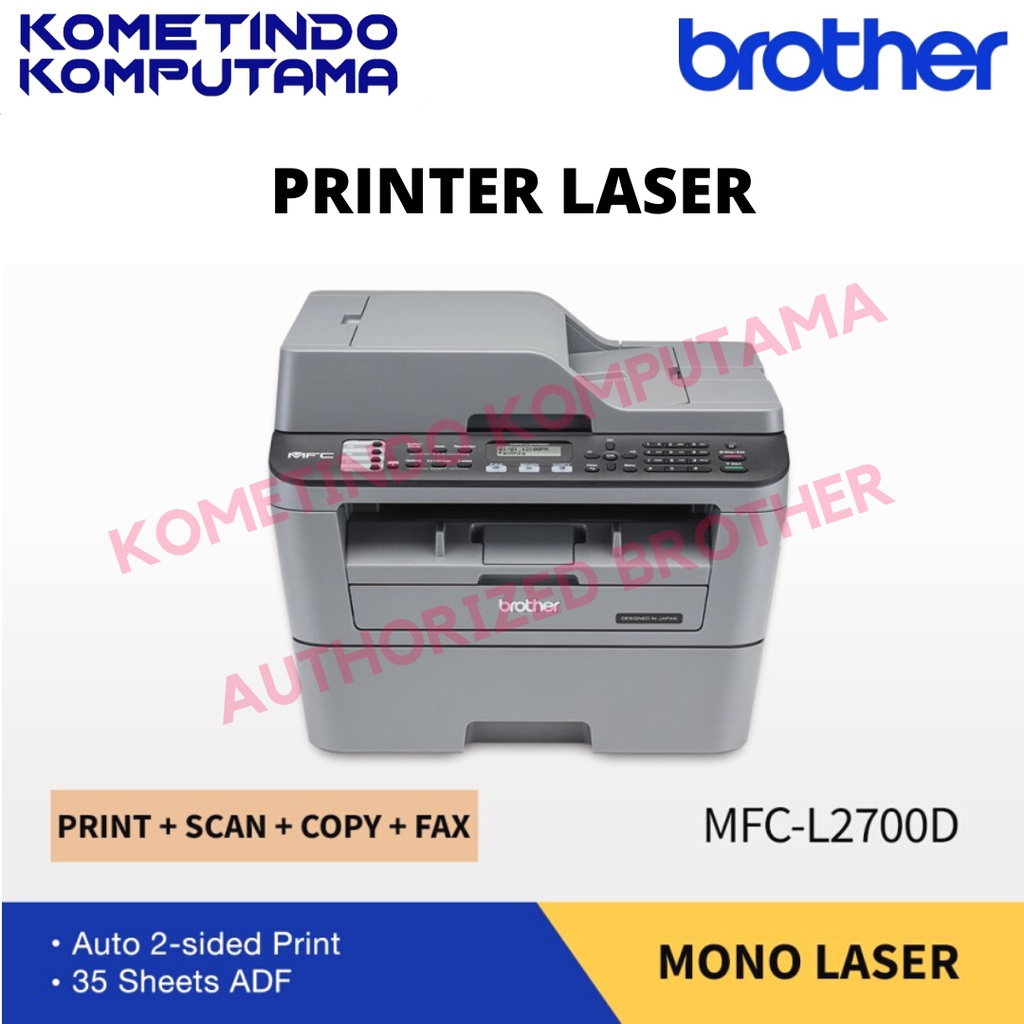 Jual L2700D Brother Laser Printer MFCL2700D Print Scan copy Fax MFC ...