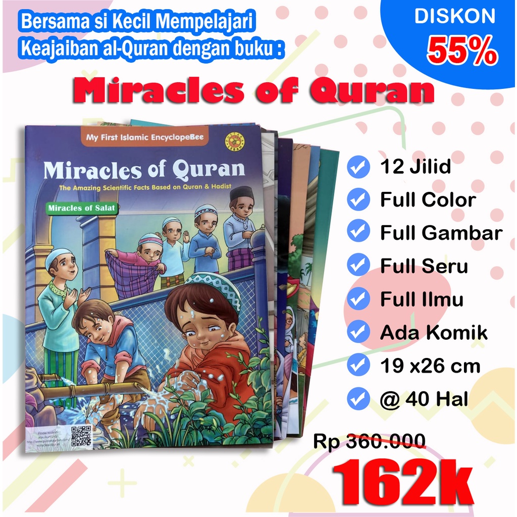 Jual Ensiklopedi Anak Islam : Miracle of Quran (Pustaka Lebah) | Shopee ...