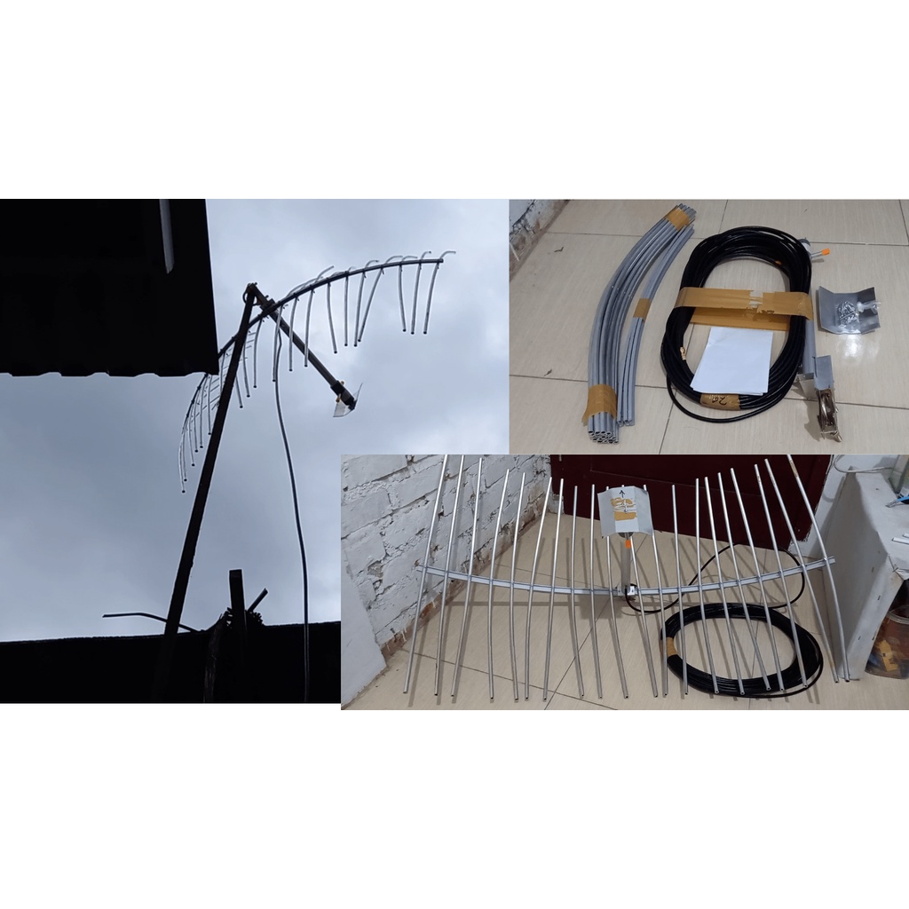 Jual Antena Yagi Grid untuk Modem Router dan Mifi (20M) | Shopee Indonesia