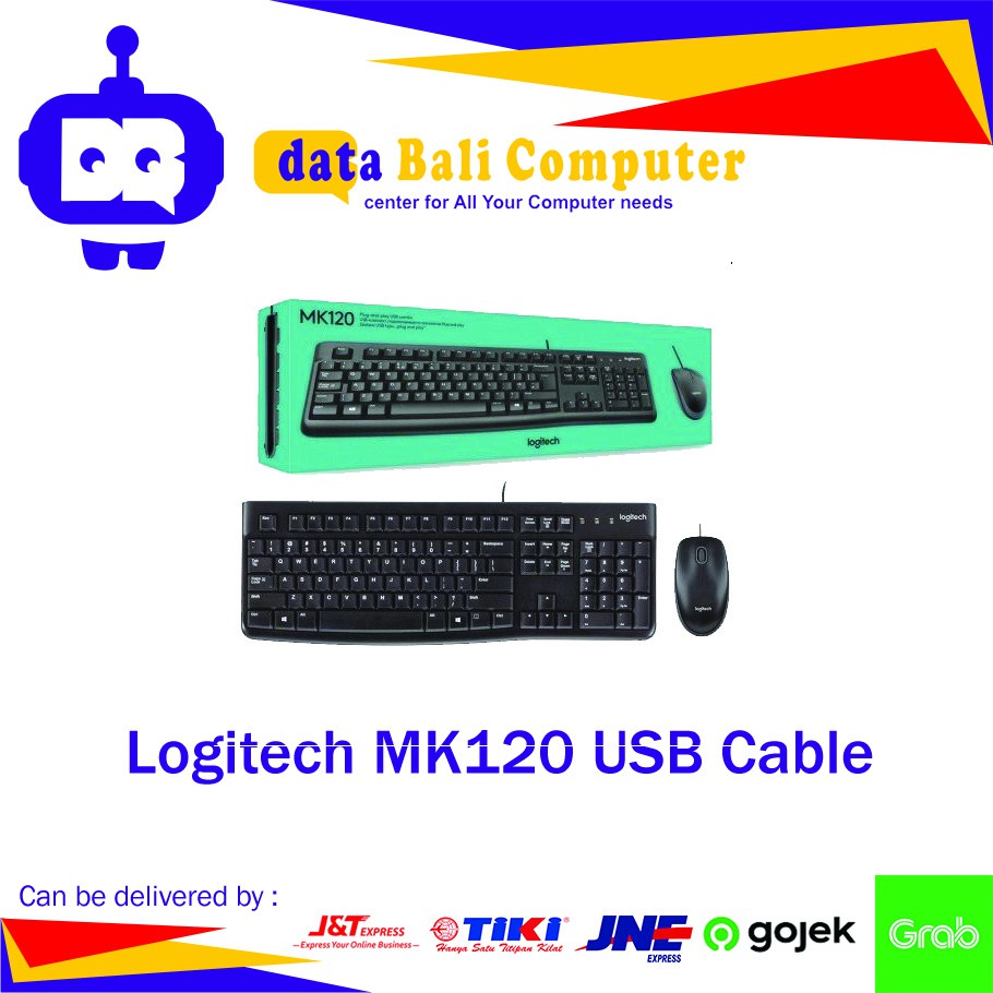 Jual Logitech MK120 Desktop USB Keyboard Mouse | Shopee Indonesia