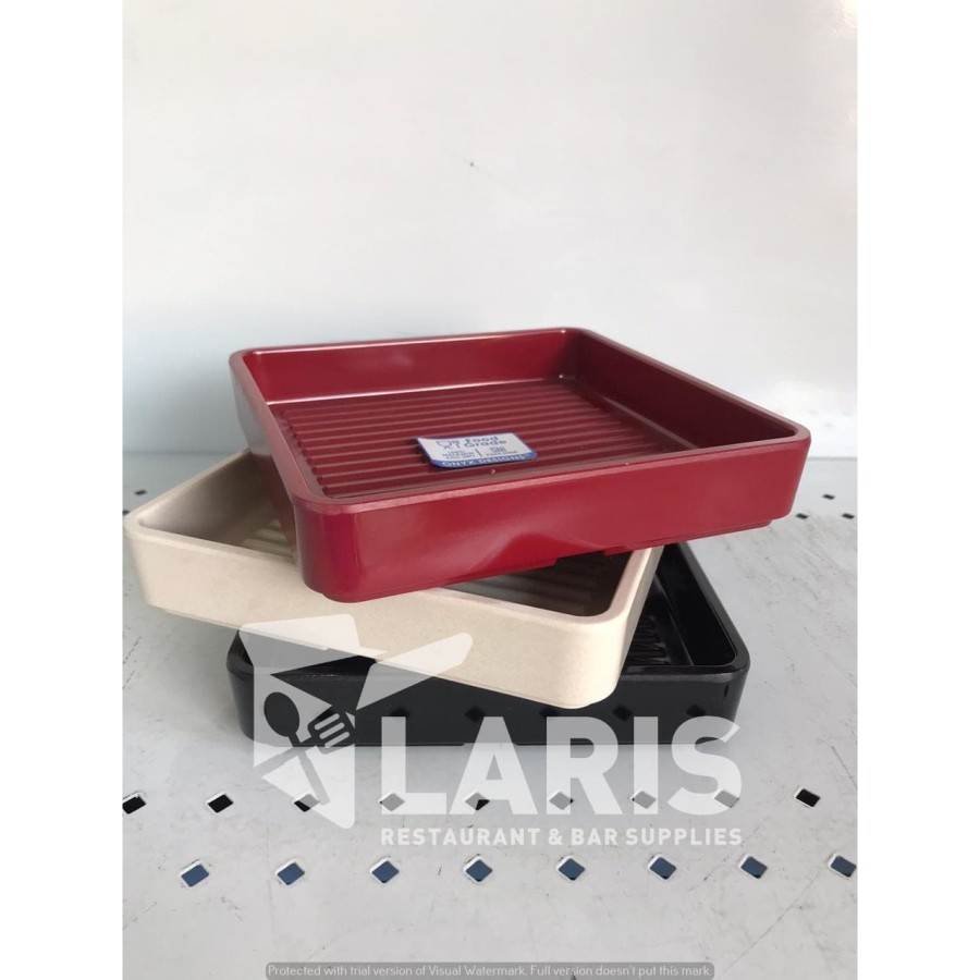 Jual Stackable Meat Tray Onyx / Piring Suki / Tray Sukiyaki Melamin ...