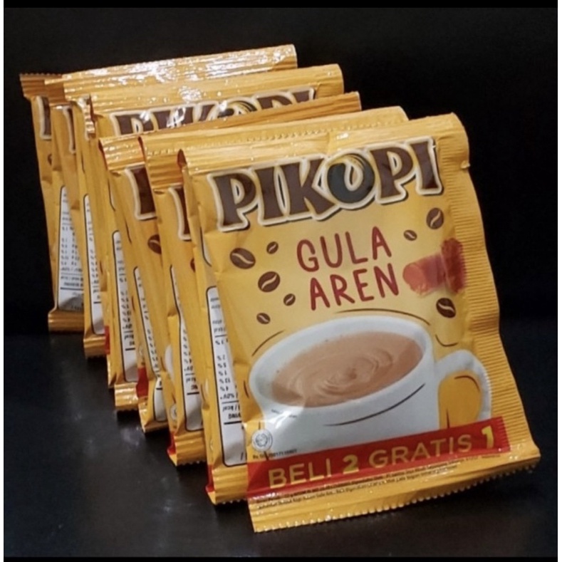 Jual Kopi Pikopi Gula Aren isi 15 sachet renceng renteng | Shopee Indonesia