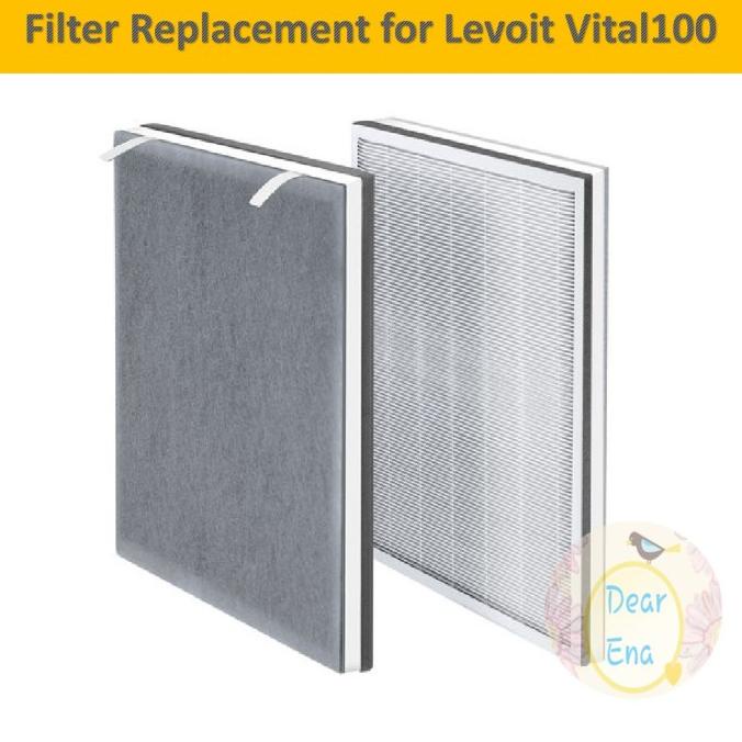 Jual Filter Replacement for LEVOIT VITAL 100 Air Purifier Filter ...