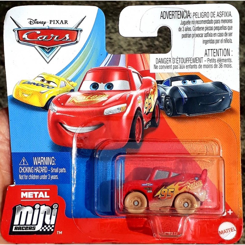 Jual CARS LIGHTNING MCQUEEN MATTEL DISNEY PIXAR MINI RACERS | Shopee ...