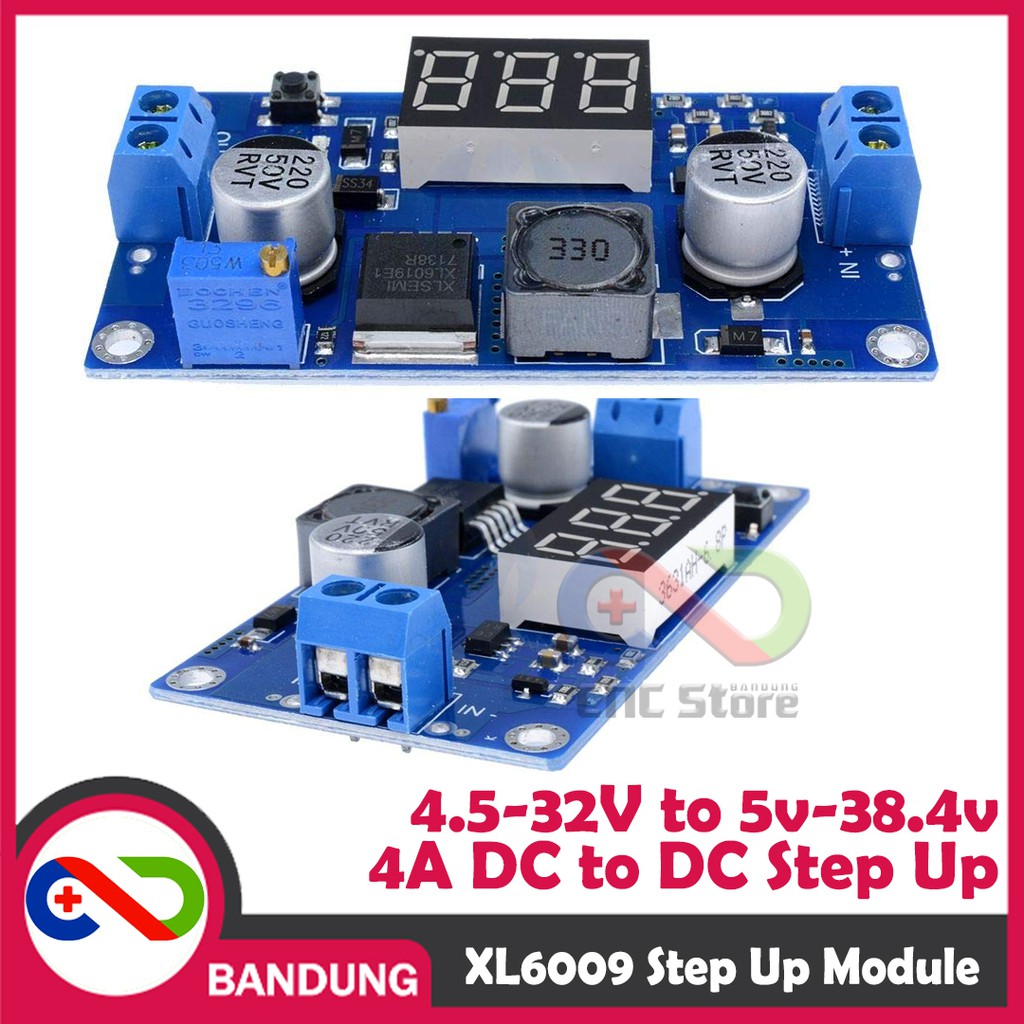 Jual MODULE STEP UP STEP-UP XL6009 ADJUSTABLE DC TO DC BOOST CONVERTER ...