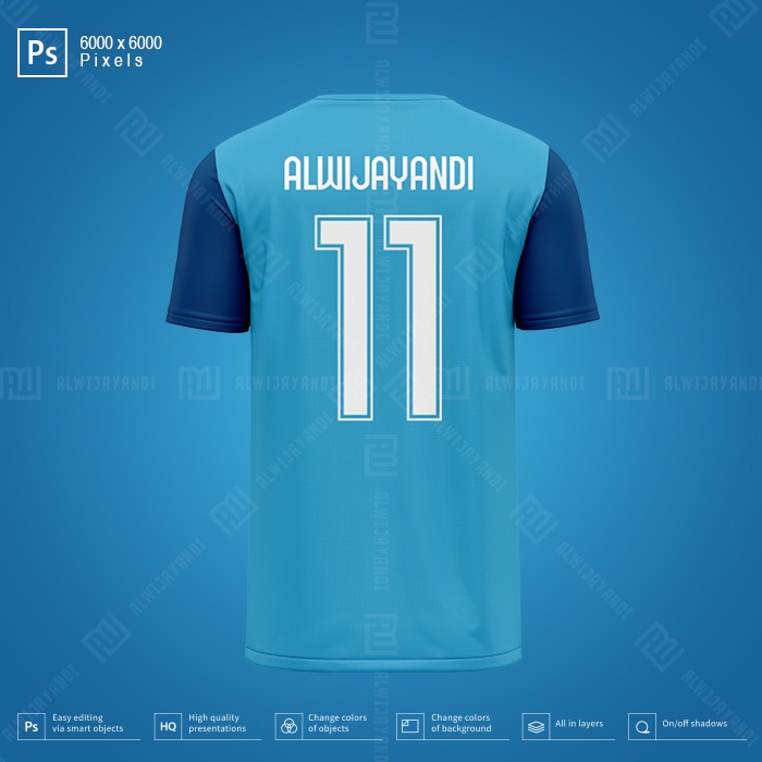 Jual MOCKUP JERSEY SOCCER - RESOLUSI 6000x6000 Pixels (BACK) | Shopee ...