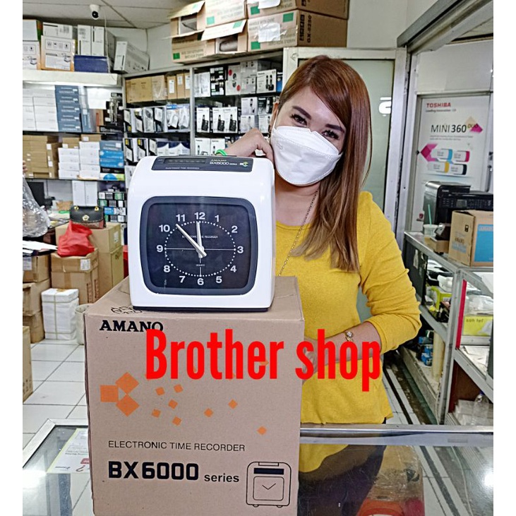Jual Mesin absensi kartu Amano BX 6000 | Shopee Indonesia
