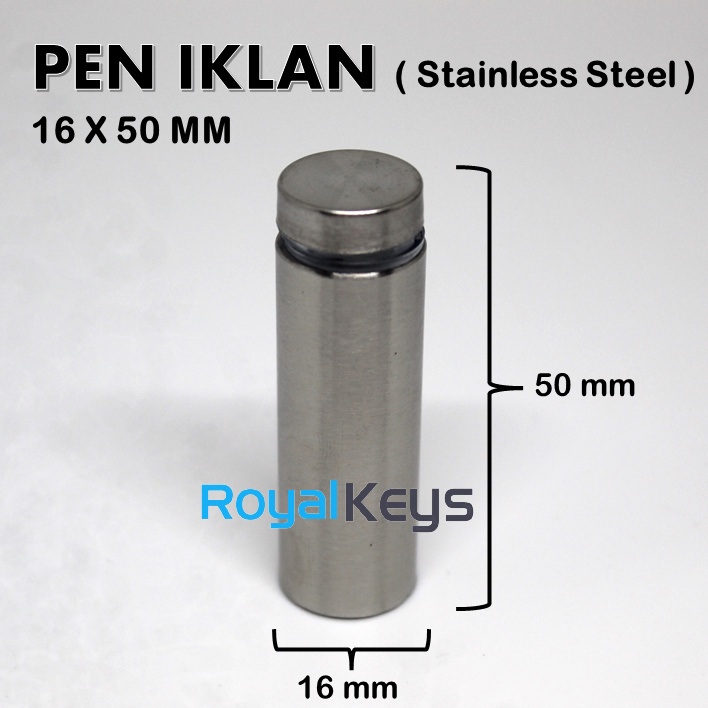Jual Pen Iklan Baut Sekrup Kaca Akrilik 16x50 Sign Board Acrylic 16 x ...