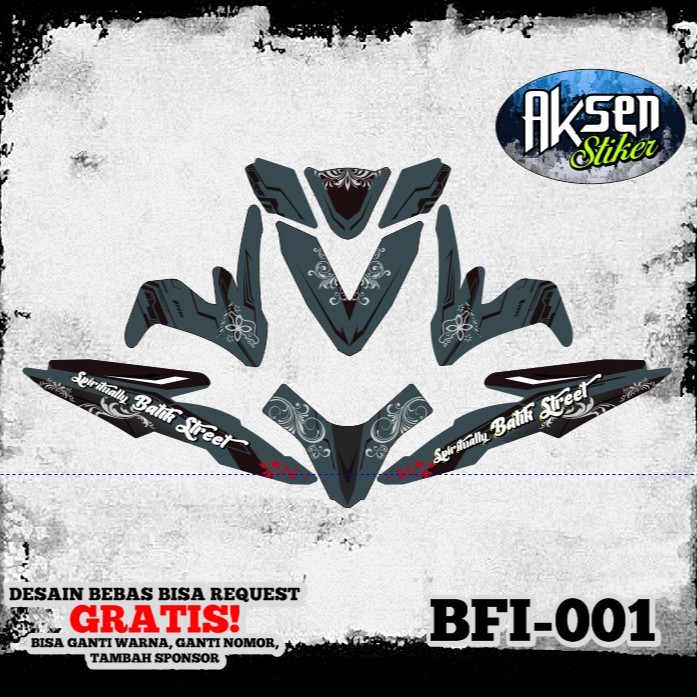 Jual STIKER BEAT DECAL DESAIN TERBARU BISA CUSTOM STICKER MOTOR KEREN ...