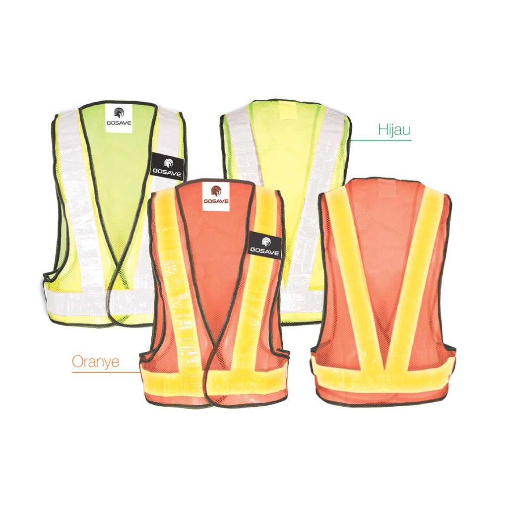 Jual GOSAVE SAFETY VEST V MESH | Shopee Indonesia